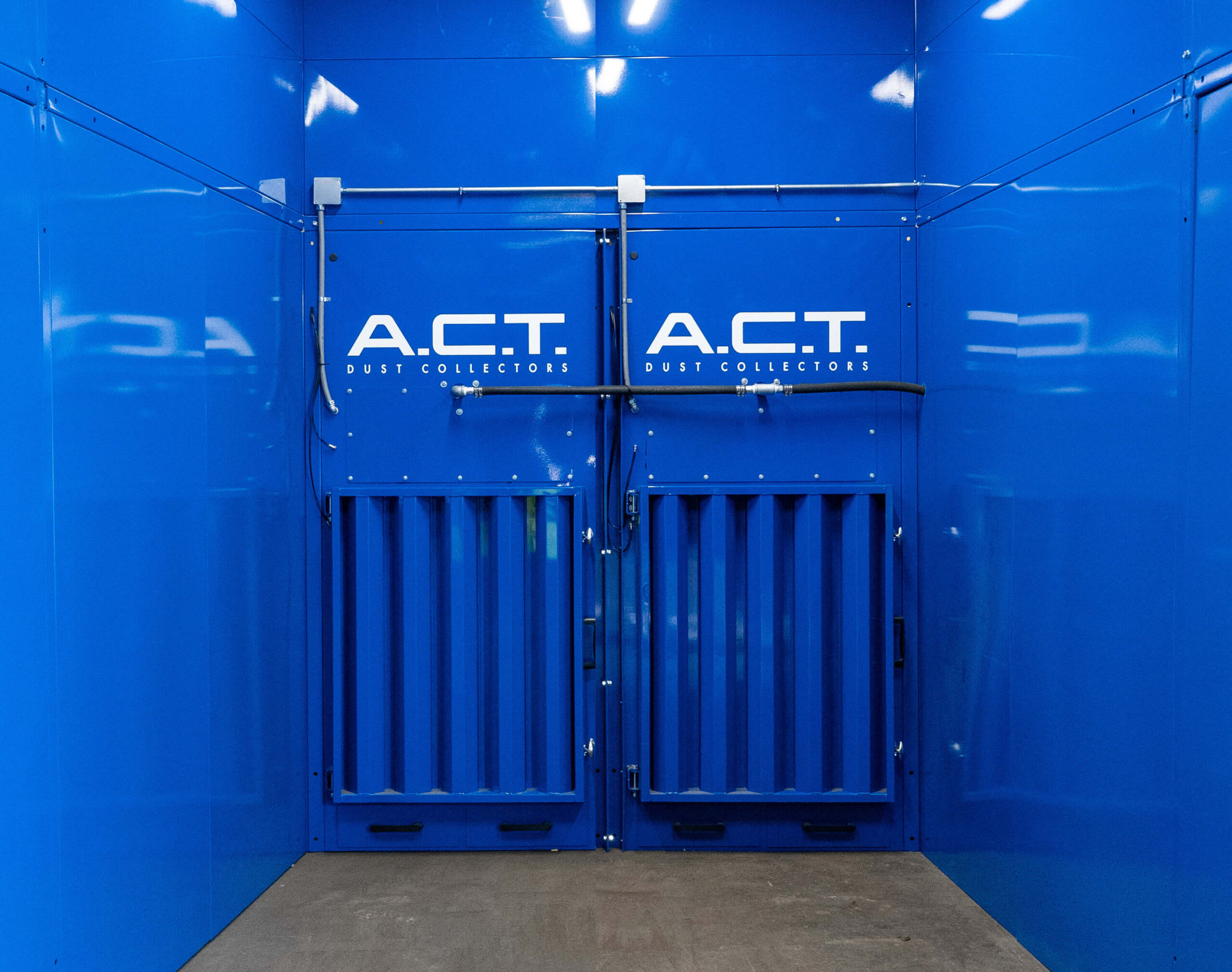 ACTION BOOTH DOUBLE (WIDTH = 14',16',18',20') - ModernFab Machinery